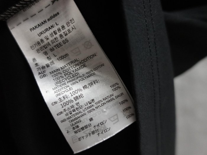 CA 愛迪達 adidas 黑色 休閒短t L號 一元起標無底價E476 | Yahoo拍賣