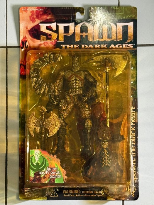 《麥法蘭 McFarlane SPAWN 閃靈悍將》14代: The Dark Ages SPAWN THE BLACK HEART | Yahoo拍賣