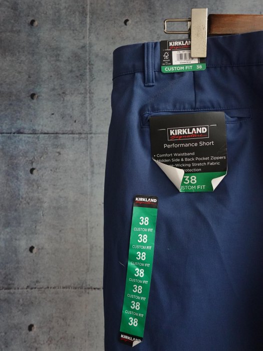 CA 美國品牌 KIRKLAND 全新 藍系 休閒短褲 38腰 一元起標無底價B353 | Yahoo拍賣