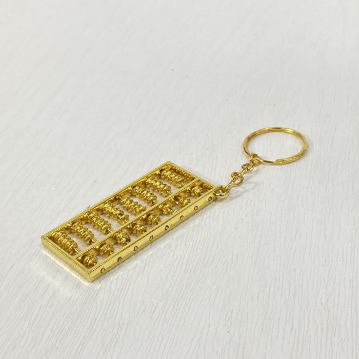 【居寶屋】精選合金 小算盤 鑰匙圈 吊飾 事事如意 精打細算 小配件 一件一標 一元起標 無底價 D703 | Yahoo拍賣