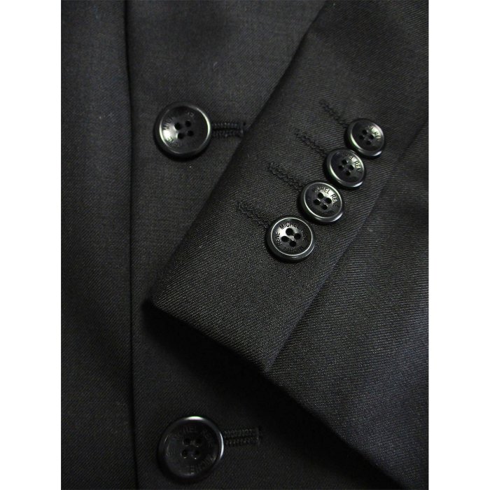 男 ~【MICHEL RENE】黑色羊毛西裝外套 38/54號(4C1)~99元起標~ | Yahoo拍賣