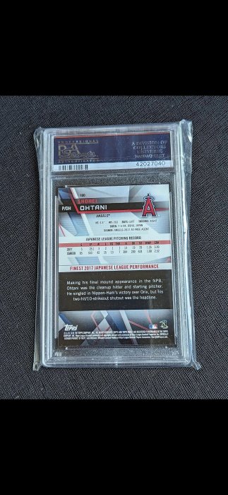 2018 finest 大谷翔平 ohtani rc psa10 | Yahoo拍賣