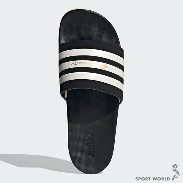 Adidas ADILETTE COMFORT 男鞋 拖鞋 休閒 柔軟 黑米【運動世界】GW5966 | 涼拖鞋 | Yahoo購物中心