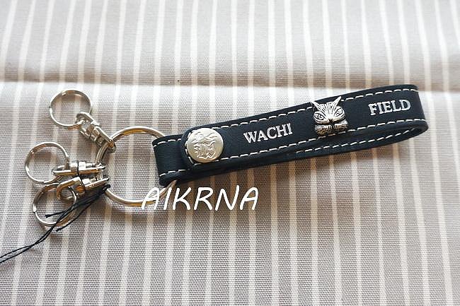 wachifield-dayan(瓦奇菲爾德,達洋)~全新品貓咪真皮皮帶鑰匙圈~三個金屬環黑色~經典款 | Yahoo拍賣