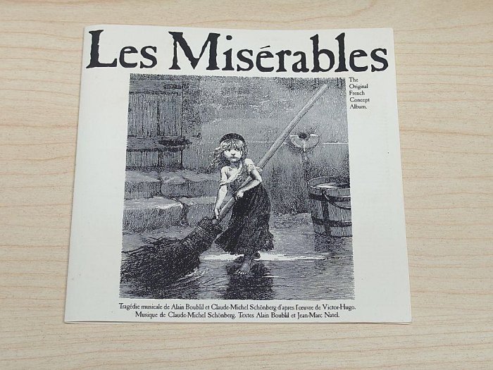 【駱克二手古典CD】LES MISERABLES THE ORIGINAL FRENCH CONCEPT ALBUM 厚盒2CD 側標黃斑 ...