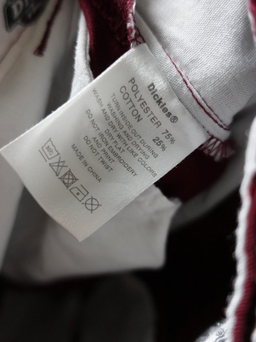 CA 美國工裝品牌 DICKIES 深紅 帆布 卡其短褲 30腰 一元起標無底價C407 | Yahoo拍賣