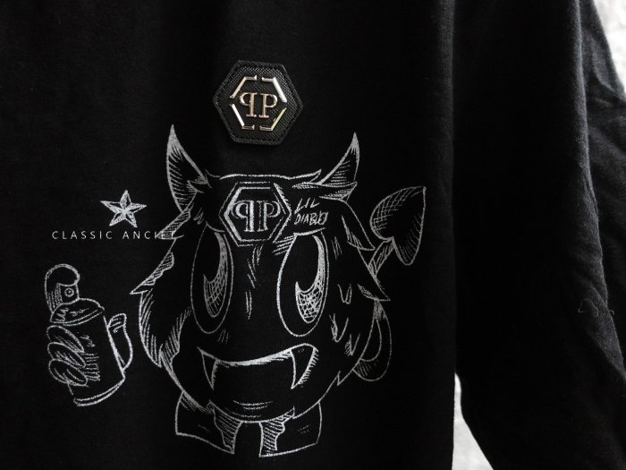 CA 德國設計師品牌 Philipp Plein 全新 黑色 純棉 休閒短t M號 一元起標無底價E525 | Yahoo拍賣