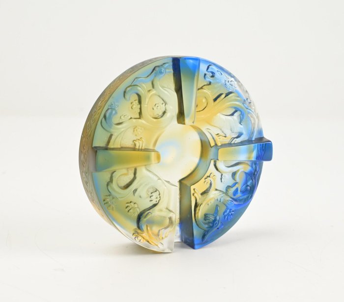 《玖隆蕭松和 挖寶網N》琉璃工房 1999 楊慧珊 限量 4516/5000 青龍 白虎 朱雀 玄武 四大靈獸 琉璃藝術擺件 重約 392.3g (20939- | Yahoo拍賣