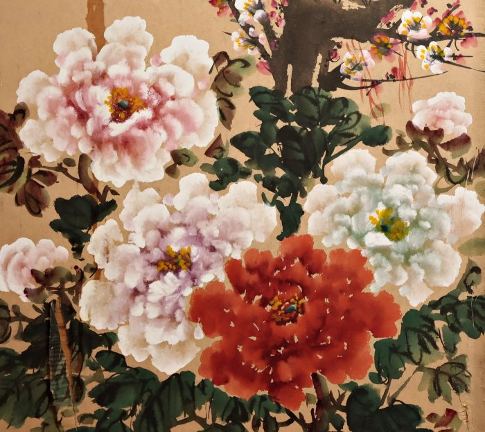 【桑園の】早期 國畫 名家 幼靜 彩墨畫 早期收藏 (委託品) T 7037 A03 | Yahoo拍賣