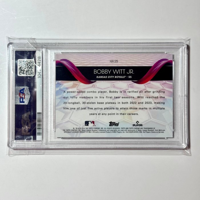 Bobby Witt jr. Helix氣浪 超SSP 2024 Topps Chrome Psa10 | Yahoo拍賣