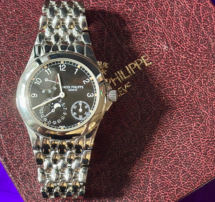 ~路米名品~ 已交流 Patek Philippe 百達翡麗 PP 5085/1A Neptune 37mm 海王星 月相 動能顯示 透背 日內瓦印記 5712 | Yahoo拍賣