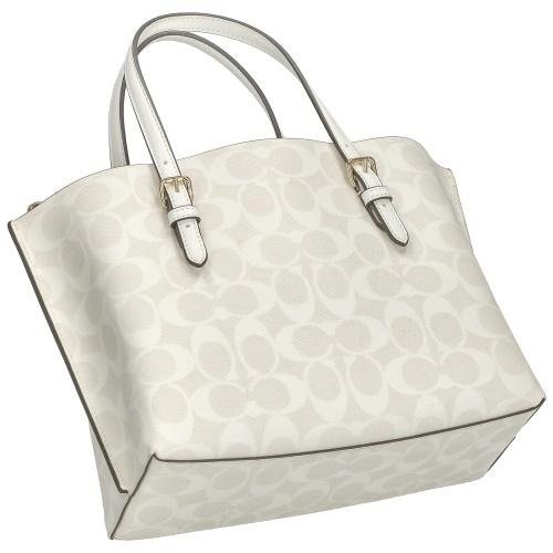 售完 全新正品 COACH C4250 MOLLIE TOTE 25 雙夾層方型包 拖特包 附長背帶 | Yahoo拍賣