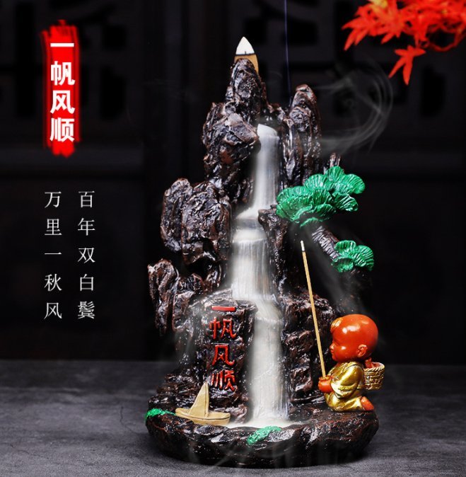 【附發票+限時促銷】大自然造景系列倒流香爐 招財倒流香 倒流香座 開運商品 招財 藝術擺件 風水擺件 新居落成 倒流香座 | Yahoo拍賣