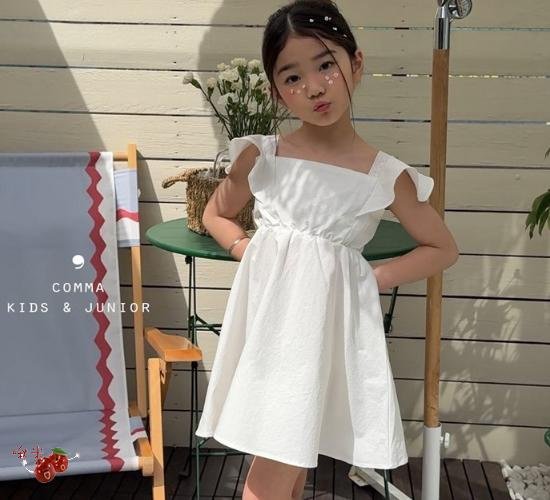 啾米韓國童裝♪~25夏~COMMA~天使絲帶洋裝 ~CA0411-25【特價出清】 | Yahoo拍賣