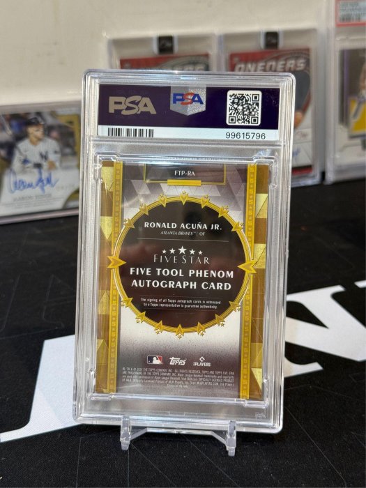 2024 TOPPS FIVE STAR RONALD ACUNA JR FIVE TOOL PHENOM 稀有卡面簽 限量25張 | Yahoo拍賣