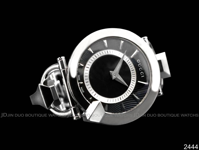 金鐸精品~2444 GUCCI 古馳 YA122509 Chiodo系列35mm馬蹄錶帶石英女用腕錶 已收訂 | Yahoo拍賣