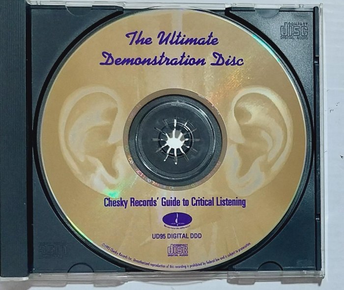 CHESKY/The Ultimate Demonstration Disc/耳朵測試天碟/美國版(內圈KAO) | Yahoo拍賣