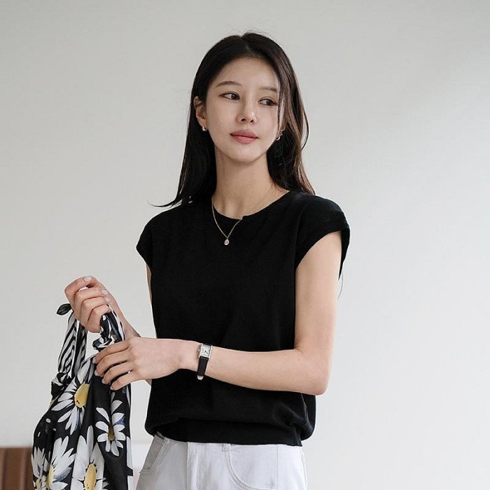 Bellee 正韓 透氣舒適亞麻包袖上衣 (3色) 【0509-53】 | Yahoo拍賣