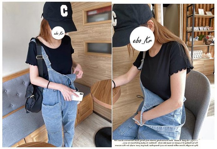 ＊EBO_KR＊韓 【超人氣經典回歸】限時首批現貨優惠$450→389 必買衝量優惠款~超彈性腰身感捲邊羅紋素T | Yahoo拍賣