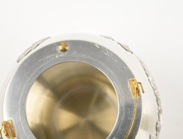 《玖隆蕭松和 挖寶網R》金屬 龍鳳呈祥 暖酒壺 燙酒壺 擺件 (11571) | Yahoo拍賣