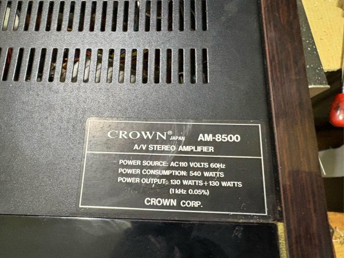 低價起標！零件機...crown am-8500綜合擴大機...758 | Yahoo拍賣
