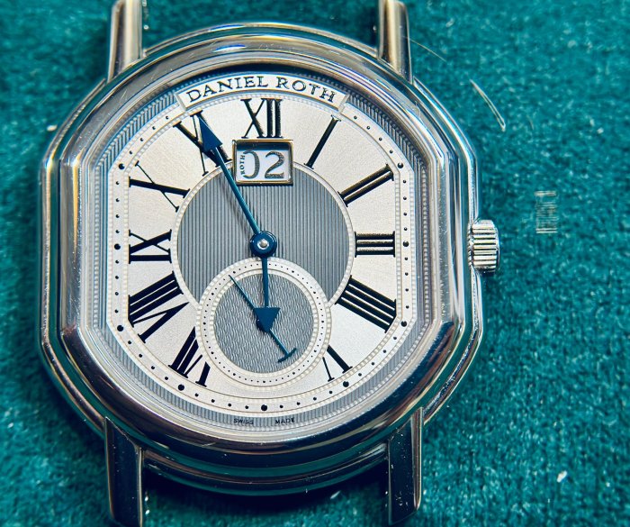 ~路米名品~ 稀少 DR Daniel Roth Datomax 大日期窗 18K 白金 208.X.40 透背 K金自動盤 絕版 大全套 ...