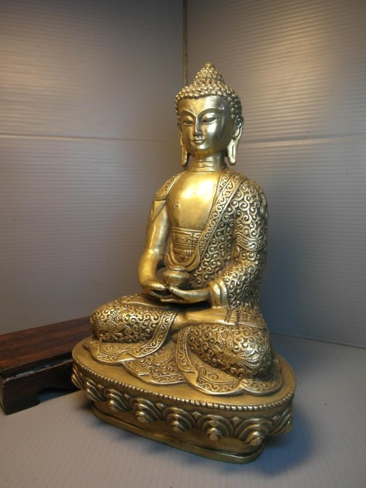 [阿德二手雜貨鋪] 一元起標 73139 銅雕 藏佛 | Yahoo拍賣