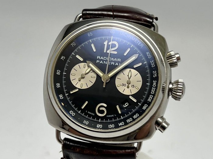 【黃忠政名錶】沛納海 Panerai pam163 cal.valjoux 234 九成新 44mm 附原廠空白保卡2003限量版證書及錶盒 ...