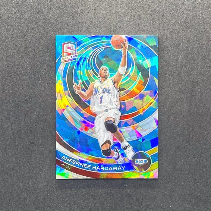 低限量49張厚版星體碎亮！一分錢 Anfernee Hardaway 光譜 Spectra Astral Ice Prizm版球員卡 2022 ...