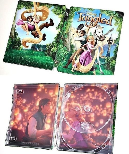 【BD藍光3D】魔髮奇緣3D+2D雙碟版：獨家限定鐵盒版Tangled(台灣繁中字幕) 有國語發音 | Yahoo拍賣