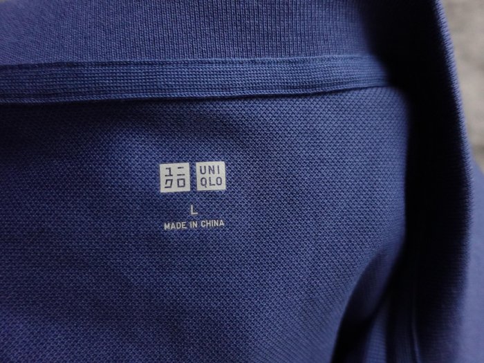 CA 日本品牌 UNIQLO 全新 藍色 短袖polo衫 L號 一元起標無底價E374 | Yahoo拍賣