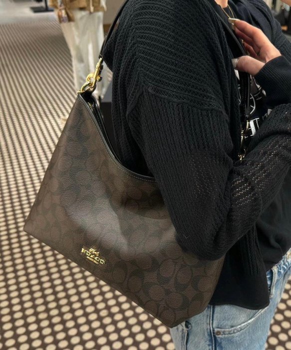 NaNa代購 Coach CR148 CR149 CR150 新款Laurel素面牛皮女士手袋 托特包 流浪包 斜背包 手提包 腋下手提包 附 ...