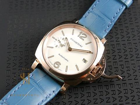 【鴻昇名錶】 PANERAI 沛納海 Luminor Due PAM01045 PAM1045 玫瑰金材質 象牙白色面盤 三日鍊 快拆錶帶 ...