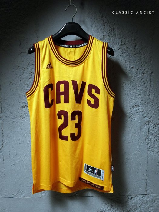 CA 愛迪達 adidas CAVS JAMES 黃色 休閒運動背心 S號 一元起標無底價D608 | Yahoo拍賣