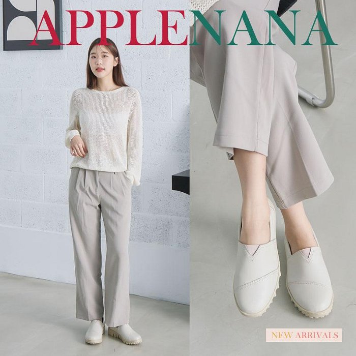 無印風格輕量化真皮方塊氣墊鞋【QTY86】AppleNana | Yahoo拍賣