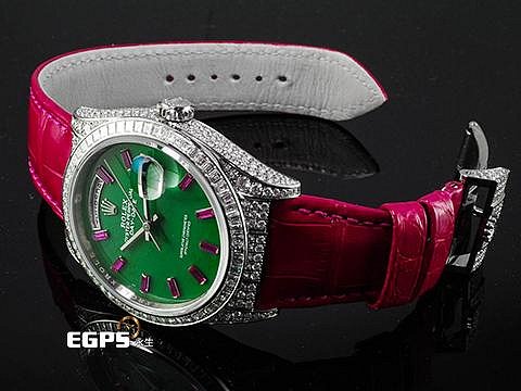 2023年 ROLEX 勞力士 Oyster Perpetual Day-Date 36 DD36 128459TBR 隱藏目錄款 ...