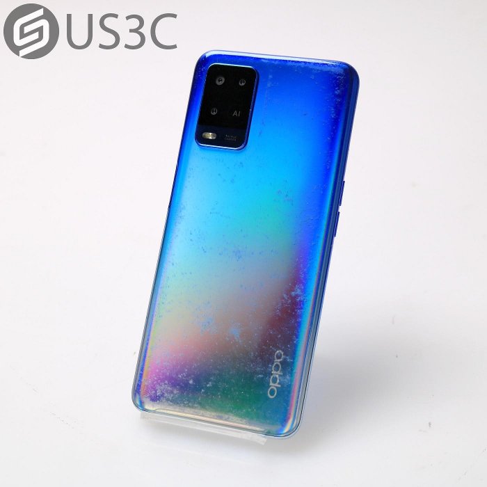 【US3C-桃園春日店】【一元起標 】公司貨OPPO A54 CPH2239 4G 64G 星幻藍 6.51 吋 IPX4防水 二手手機 ...
