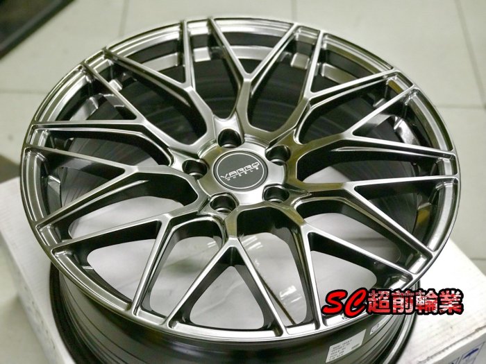 【超前輪業】全新 美國品牌 旋壓輕量化 VARRO VD06 18吋鋁圈 5孔114.3 112 108 100 鈦色 | Yahoo拍賣