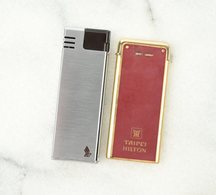《玖隆蕭松和 挖寶網XU》託拍 早期 Card LIGHTER 5mm Windmill 打火機 / TANITA JAPAN 打火機 2入 ...