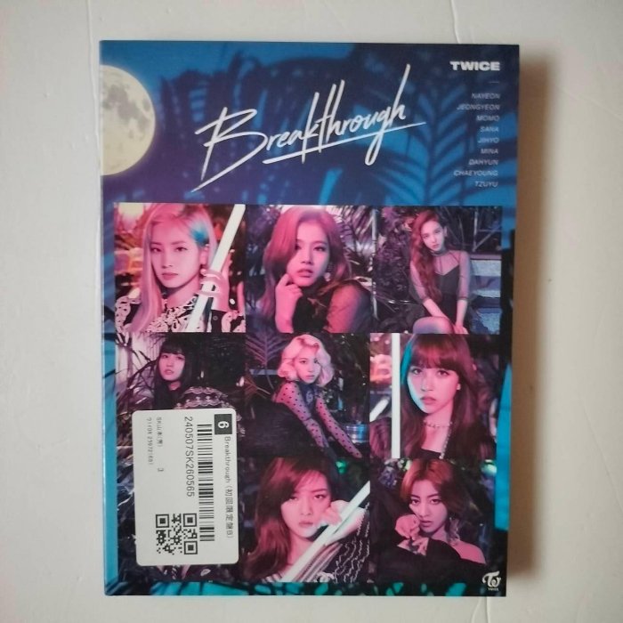 (久久)TWICE-Breakthrough初回限定盤-CD+DVD-日本版-如新 | Yahoo拍賣