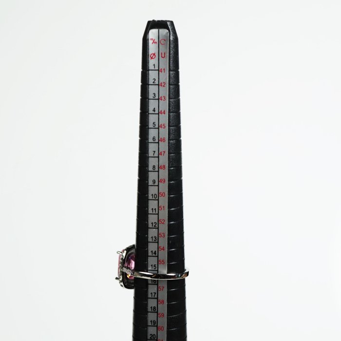 【桑園の】時尚優雅 璀璨 粉紅晶鑽 戒指 盒附 (委託品) T 5259 A03 | Yahoo拍賣