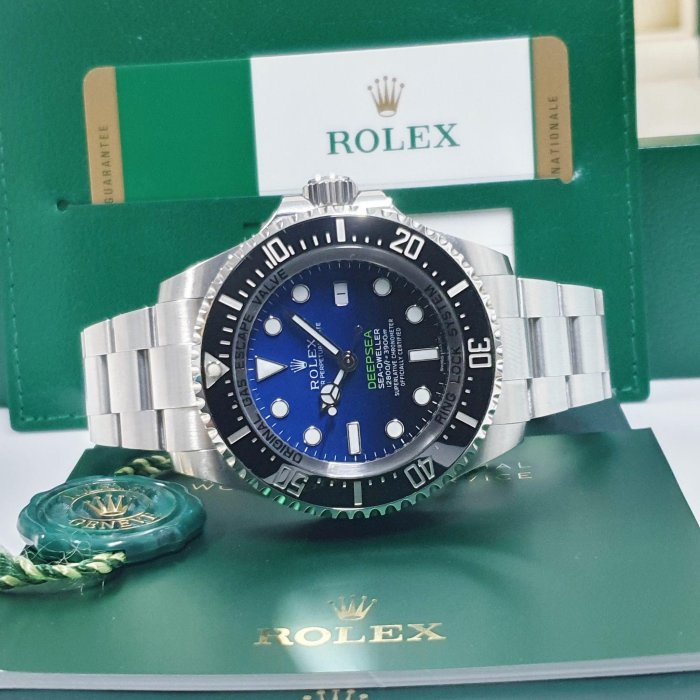【大眾名錶】ROLEX 勞力士 116660 D-Blue Deepsea 2017/11 大錶徑 漸層藍水鬼王 大眾當舖B423 | Yahoo拍賣