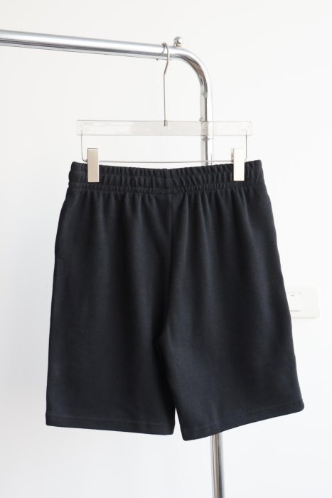 25mart【一元起標】法國 男 小標刺繡 鬆緊腰 休閒 短褲 黑色 XL | Yahoo拍賣