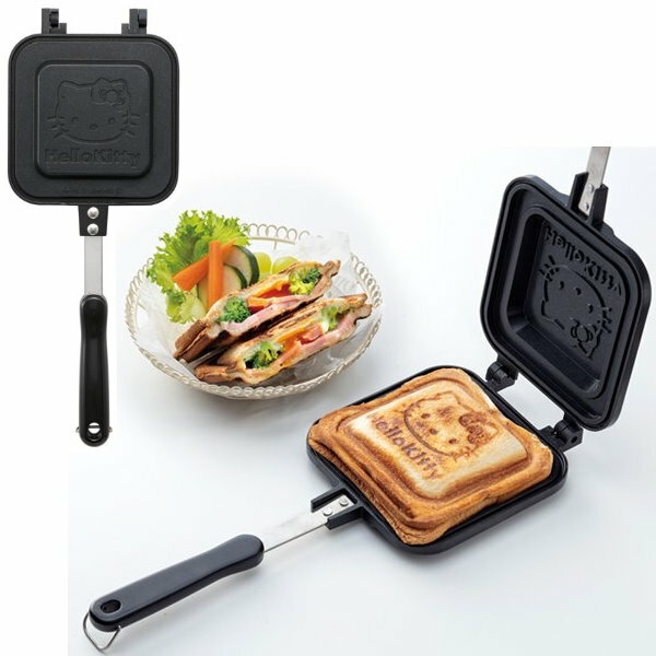 asdfkitty*KITTY 熱壓吐司不沾烤盤-直火專用-日本正版商品 | 烤盤 | Yahoo購物中心