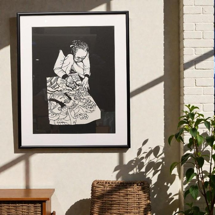 12/20結標 大型剪紙 型紙 凧絵 XDL0025 -油畫 框畫 西畫 畫廊 美術品 室內裝飾 大廳擺飾 古美術 居家擺飾 | Yahoo拍賣