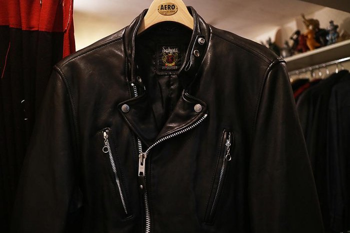[ Satisfaction ] Schott經典騎士立領斜拉鍊羊皮皮衣 | Yahoo拍賣
