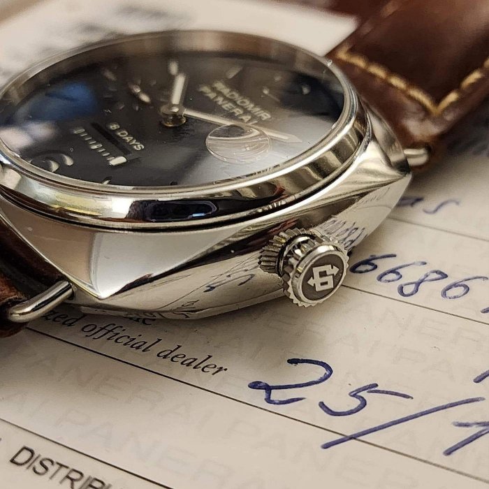 【個人藏錶】 PANERAI 沛納海 PAM268 八日手上鍊機芯 小秒針 日期窗 動力存放顯示 原廠自製P.2002手上鍊機芯 45mm | Yahoo拍賣