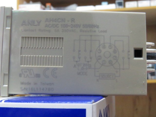 ANLY 安良 AH4CN-R 多段數位式限時繼電器附保護蓋 | Yahoo拍賣