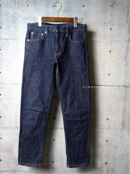 CA 日本品牌 UNIQLO 藍色 赤耳 直筒 九分牛仔褲 31腰 一元起標無底價B925 | Yahoo拍賣