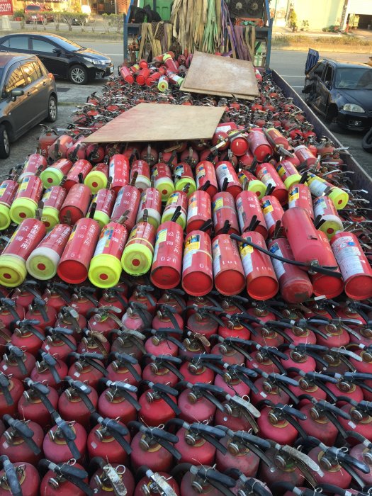 滅火器換藥 5p 10p 20p滅火器檢測換藥 現場交換不必等 檢測.灌氣.換藥 取送服務 ABC型 | Yahoo拍賣